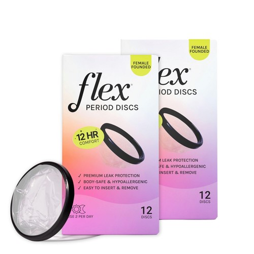 Flex Menstrual Discs | Disposable Period Discs | Reduce Cramps ...
