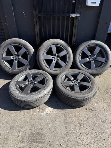 5x GENUINE DEFENDER 110 , 20” STYLE 5098 SATIN DARK GREY ALLOY WHEELS ...