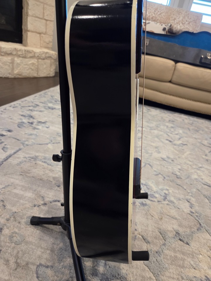 Harmony Stella Parlor Guitar made in USA 1960's with Fender Style ...