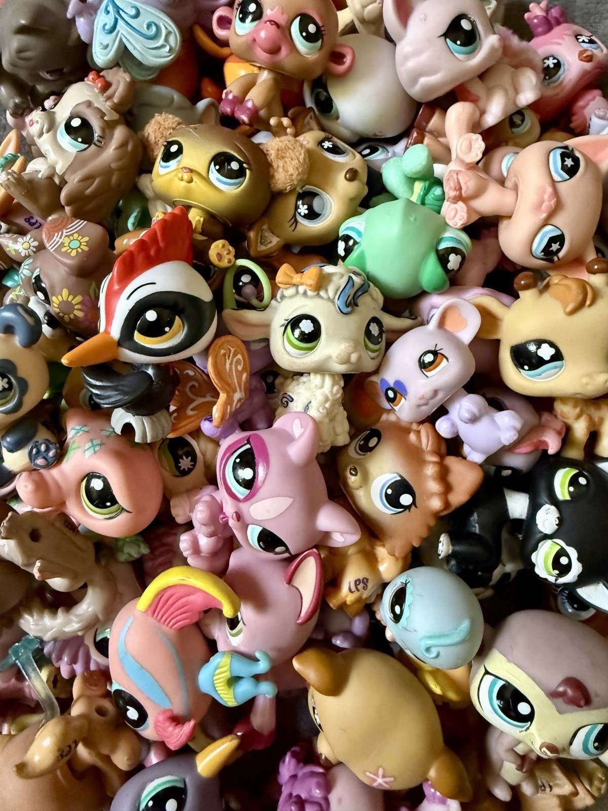 LPS LOT OF 5 RANDOM PCS + 1 Big Accessory + 4 Small Accessories GEN 2 ...