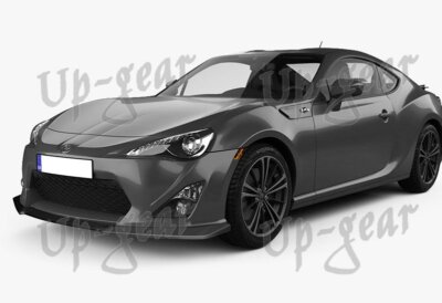 For 13-16 Toyota 86/ FT86 GT86 CS-Style Black Front Bumper Lip Body Kit ...