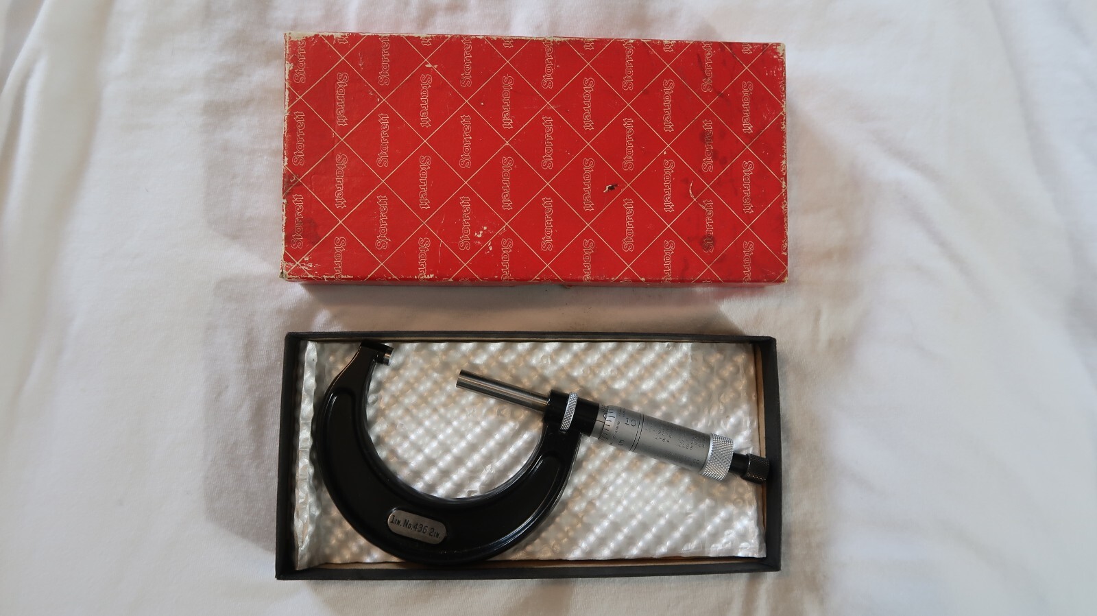 Starrett Micrometer #436 1-2 inch | eBay