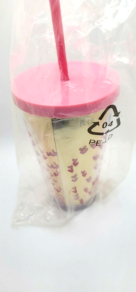 Starbucks Valentines Day Pink Heart Cold Cup 16 ozTumbler With Pink Lid ...