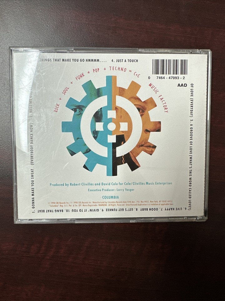 Gonna Make You Sweat by C+C Music Factory (CD, Dec-1990, Columbia (USA ...
