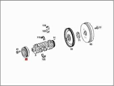 Genuine MERCEDES Belt pulley 6510351912 | eBay