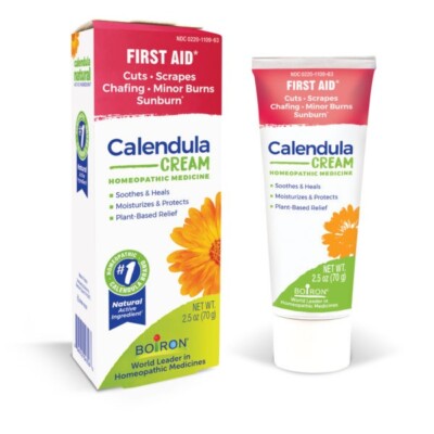 Boiron Calendula First Aid Cream Natural Homeopathic Medicine Unscented ...