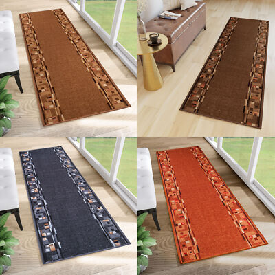 Anti Rutsch Teppich Läufer Rutschfest Meterware Modern Flur Wohnzimmer ...