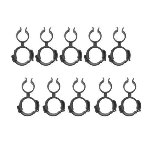 10x Hose Holder Cable Holder Double Clip Hose Clip 2-fach D24/19 | eBay