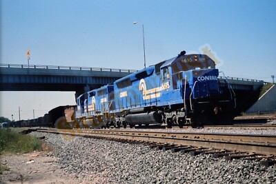 Vtg 1978 Train Slide 6695 CR Conrail Engine Sharonville OH X7D009 | eBay