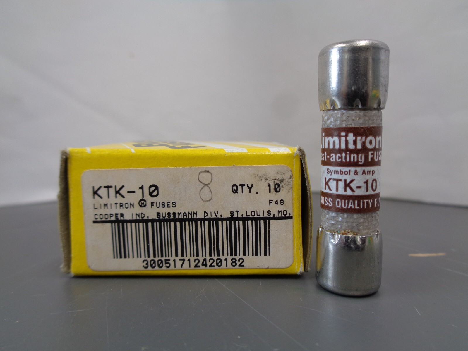 New Lot Bussmann Limitron KTK 10 Amp Fuses Fast Acting NIB | eBay
