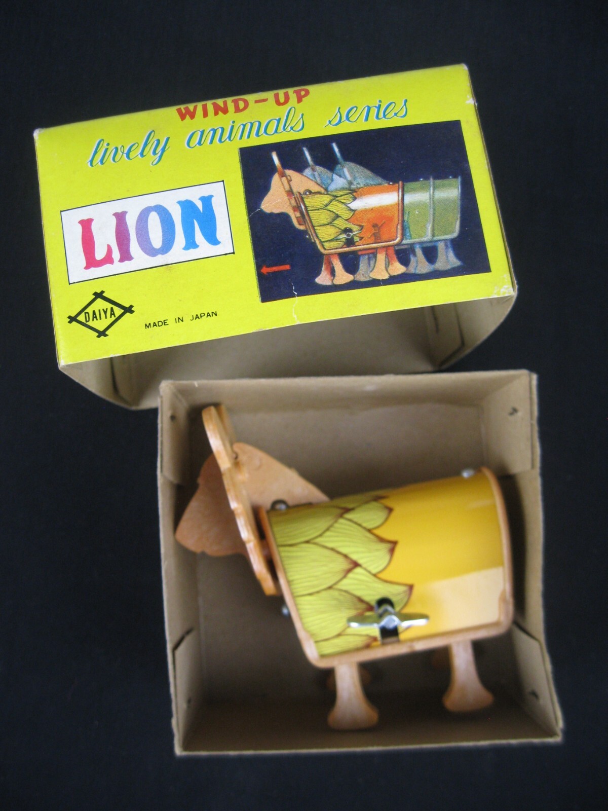 Vintage Daiya Wind-Up Lion Lively Animal Series NEW IN BOX! | eBay
