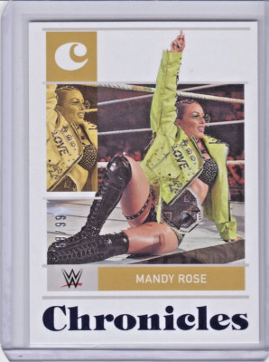 MANDY ROSE (#/99) (BLUE FOIL) (CHRONICLES #13) 2022 WWE Panini ...