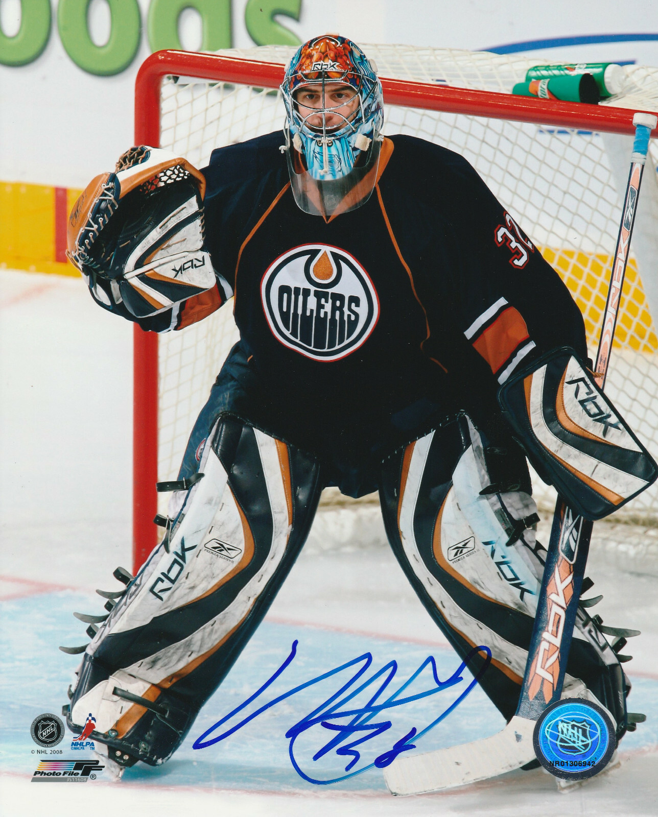 MATHIEU GARON SIGNED EDMONTON OILERS GOALIE 8x10 PHOTO #3 Autograph | eBay
