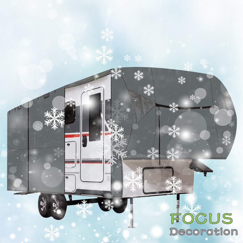 RV Motorhome Camper Storage Cover For 26'-41' 5TH Wheel Windrproof ...