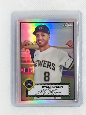 Ryan Braun 2021 Topps Chrome Platinum Anniversary - Refractor #288 | eBay