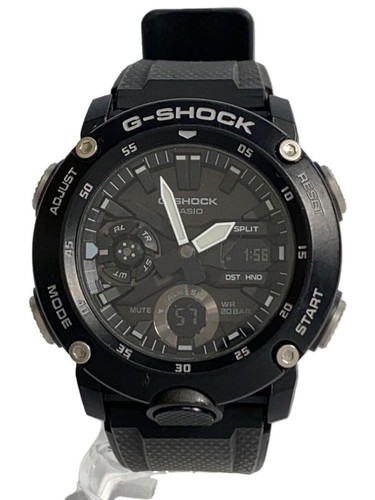 CASIO G-SHOCK GA-2000S-1AJF Black Resin Quartz Digital Analog Watch | eBay