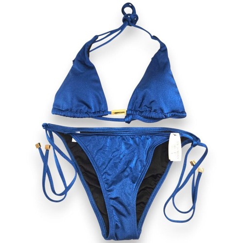 VICTORIA'S SECRET Blue String Bikini Set MEDIUM/SMALL Women's NWT | eBay