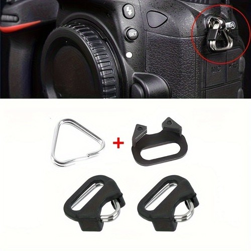 6PCS Triangle Split Ring Camera Strap Adapter, Shoulder Belt Hook for ...