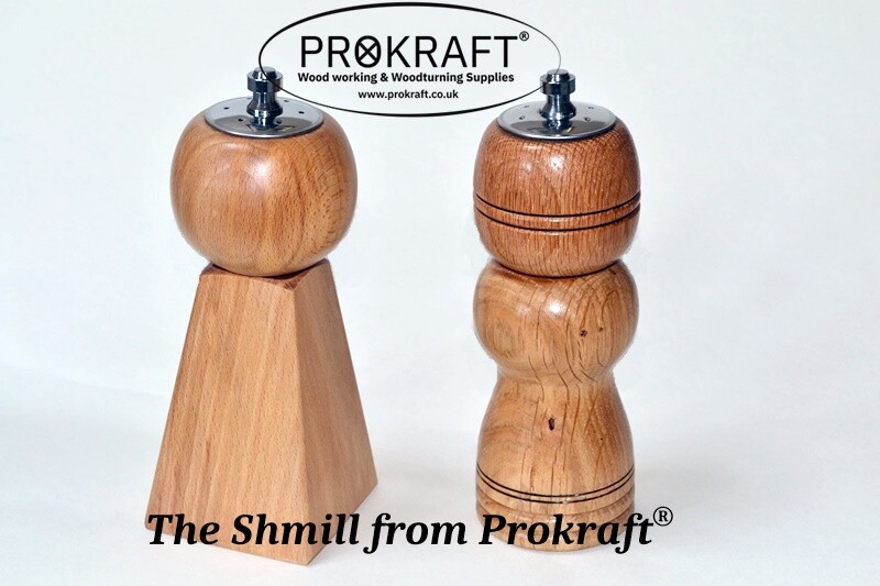 Shmill™ Salt shaker / peppermill combi woodturning kit - Prokraft | eBay