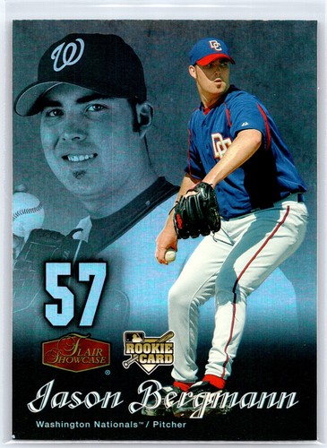 JASON BERGMANN 2006 Fleer Flair Showcase RC Upper Deck Washington ...