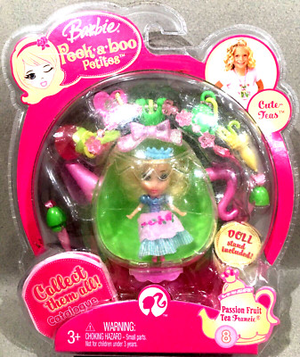 2008 Barbie Peek-a-Boo Petites Cute Teas Passion Fruit Tea Francie #8 ...