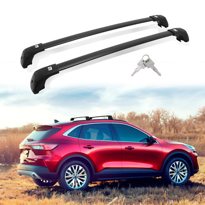 220lbs Cross Bars Lockable Roof Racks for 2020-2024 Ford Escape ...
