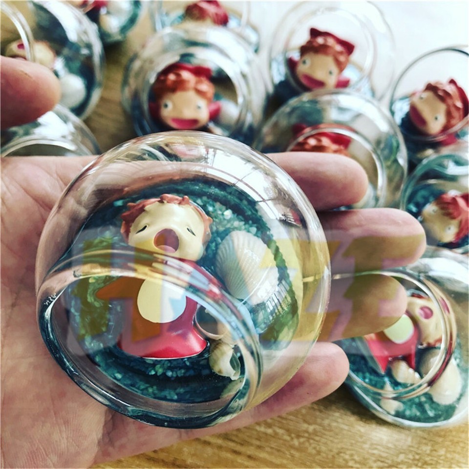 Anime Ponyo on the Cliff Ponyo Figure Model Toy Car Ornaments Decor ...