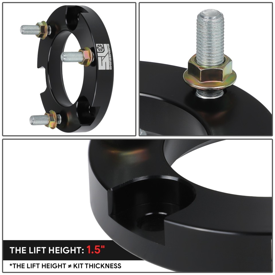 J2 Front 1.5" Leveling Strut Top Mount Spacer Lift Kit For 03-23 ...