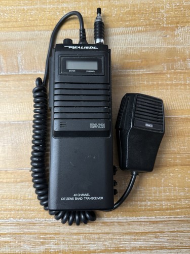 Realistic TRC 221 40Channel CB Radio Transceiver + Mic Tested, Working ...