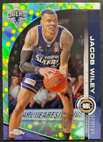 Jacob Wiley 079/149 GOLDEN WATTLE REFRACTOR - 4 - 2023-24 Topps Chrome ...