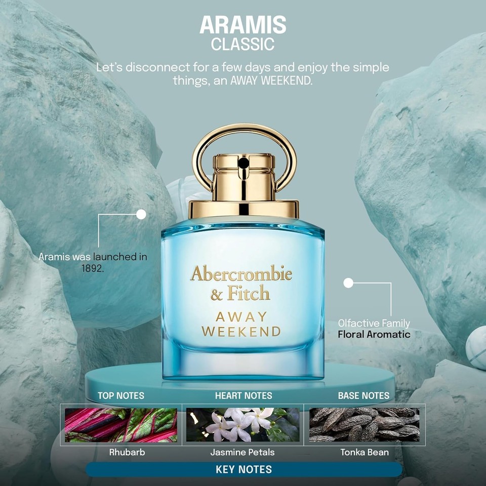 Abercrombie & Fitch Away Weekend Women Eau De Parfum 100ml Spray With ...