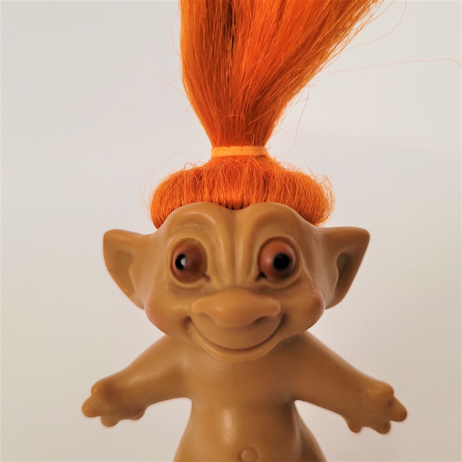 Troll Doll Rootie Rooted Orange Hair Redhead Scandia House Bug Eyes ...