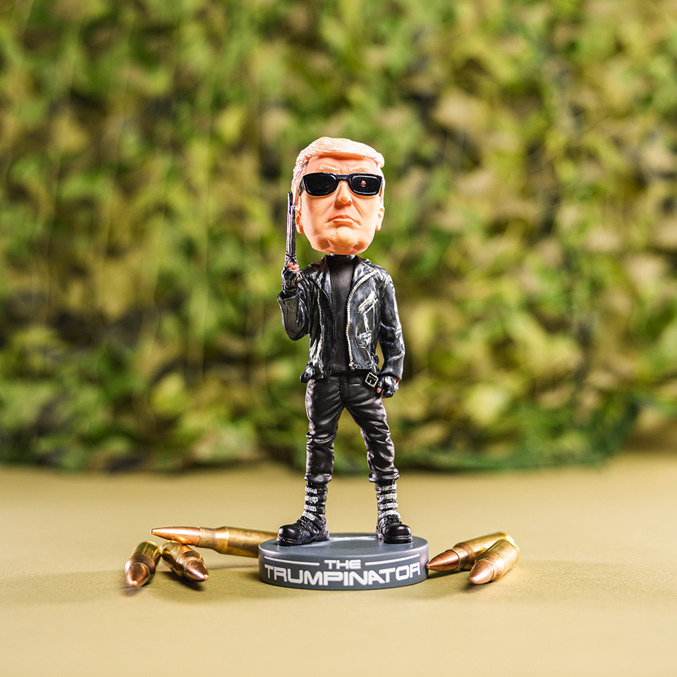 The Trumpinator Bobblehead - I'll Be Back in 2024 (Trump Bobblehead) | eBay