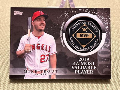 2023 Topps Update Series Commemorative MVP Medallion MVP-MT Mike Trout ...