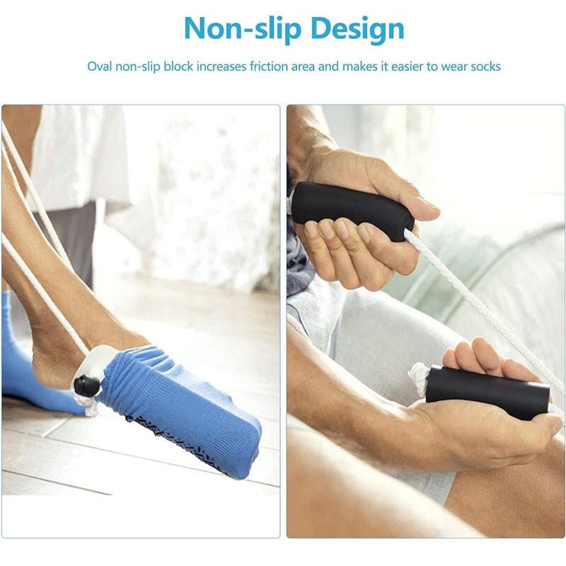 Sock Aid Tool Sock Helper Puller Aid for Putting Socks On and Off Socks ...