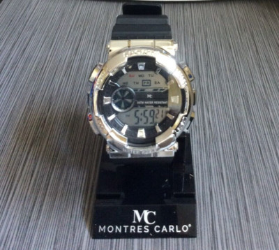 Montres Carlo Sport Digital LED Men's Watch Multi-Functional Black ...