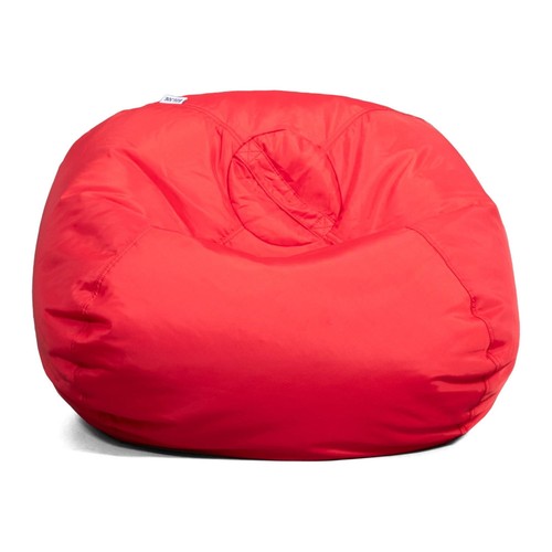 Classic Bean Bag Chair with Handles and Safety Zipper, Red | eBay