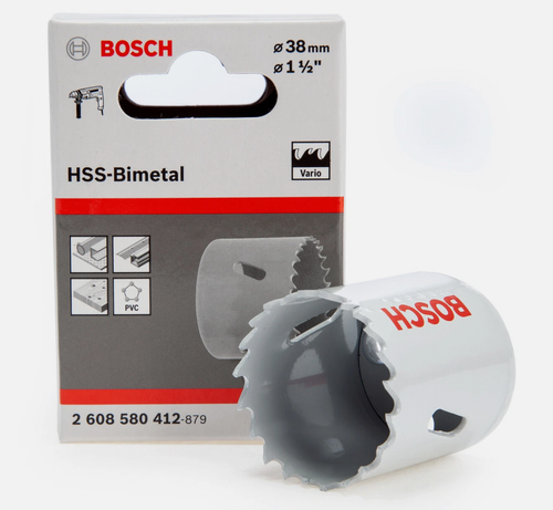 Bosch Holesaw HSS Bi-Metal Cutter Bit for Wood/Plastic Hole Saw - 25mm ...
