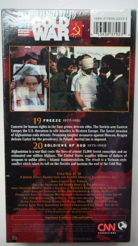 VHS Movie "CNN PRESENTS~COLD WAR" Volume 10~(!977-1988) Concern For ...