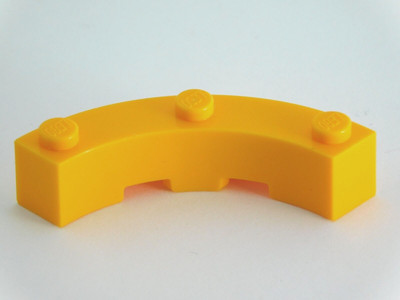 6 LEGO Bright Orange Round Brick Corner 4x4 Studs on top (10644 15588 ...