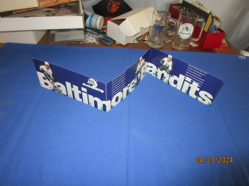 BALTIMORE BANDITS first season 1995-96 Rare Hockey Ad Advertising Piece ...