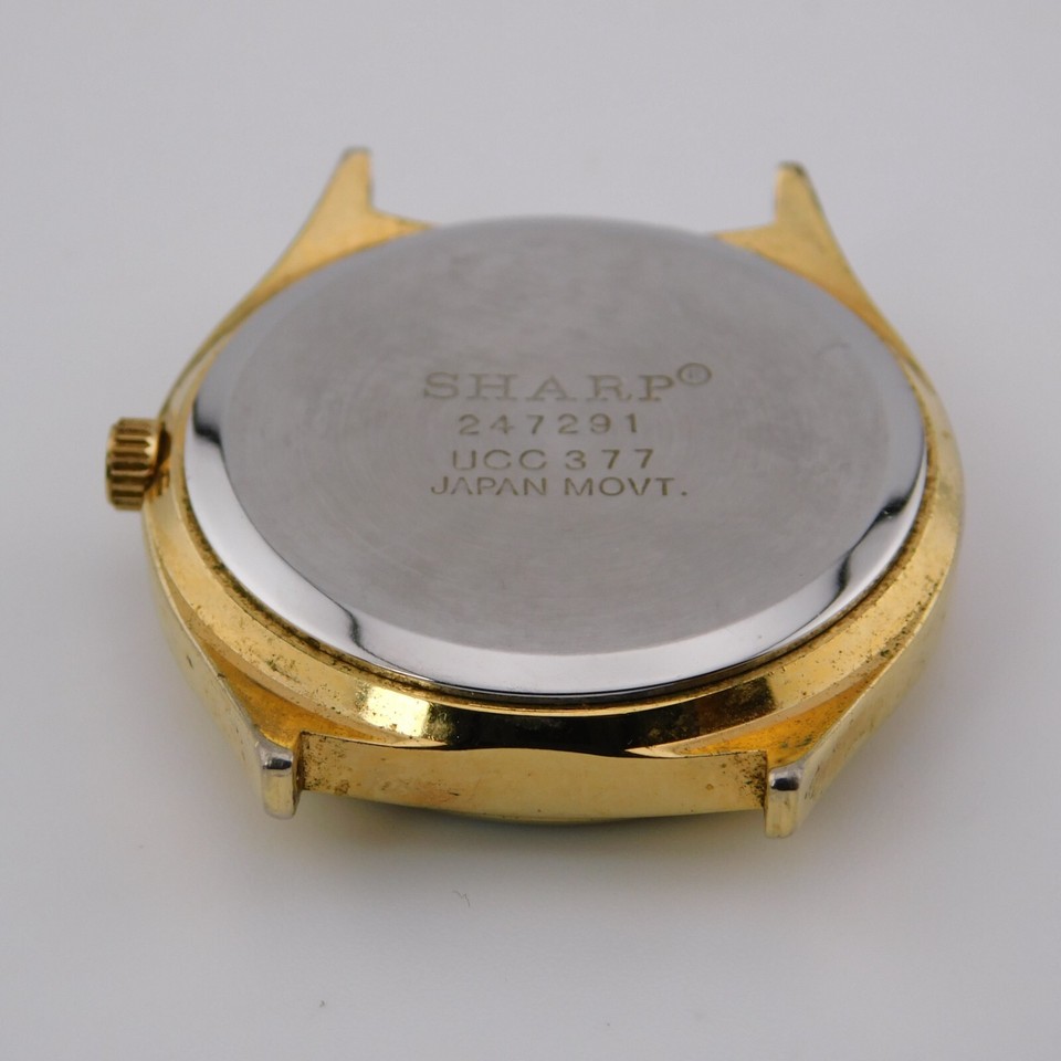 SHARP 247291 Three-Hand Quartz Analog Men's Watch New Battery | eBay