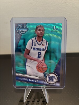 2023-24 Bowman U Chrome Javonte Taylor Teal Wave Refractor /299 | eBay