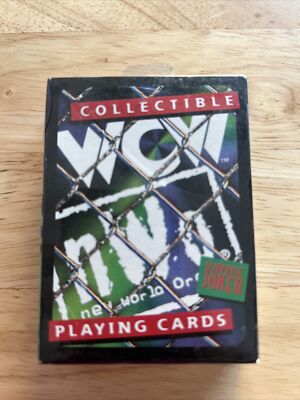 Brand New WCW NWO WWF WWE Sealed Collectible Playing Cards 1999 (RARE ...
