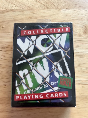 Brand New WCW NWO WWF WWE Sealed Collectible Playing Cards 1999 (RARE ...