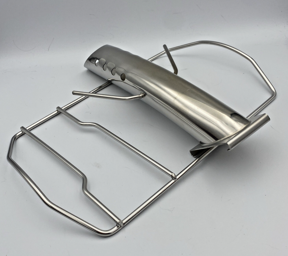 Turkey / Chicken Cannon Infusion Roaster Beer Can Stand Smoked Camping ...