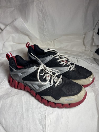 Reebok ZigTech - Mens 12 - Running Shoe Sneakers Black Red | eBay