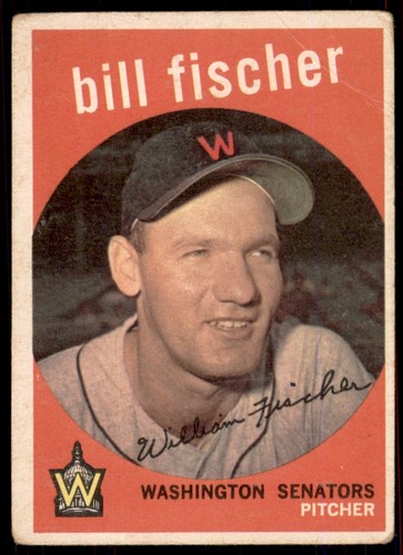 1959 TOPPS BILL FISCHER WASHINGTON SENATORS #230 VG | eBay