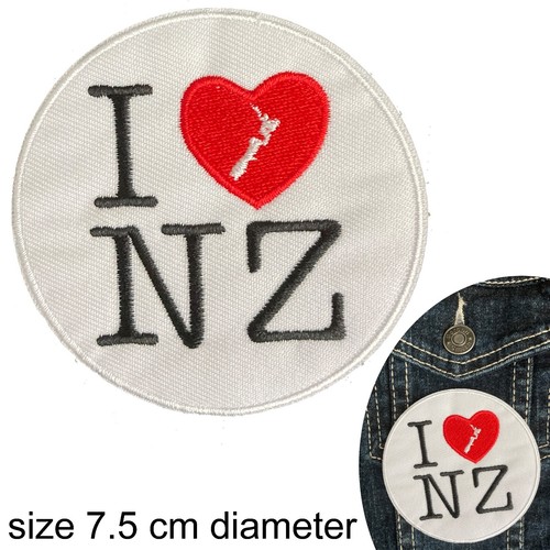 I love NZ Iron on patch New Zealand Auckland kiwi kiwis Aotearoa iron-on patches | eBay Australia