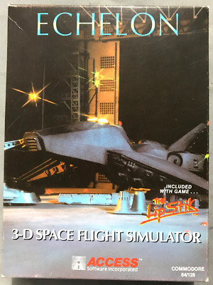 Echelon- 3D Space Flight Simulation Game C64 W/Feelies 1987 used/tested ...